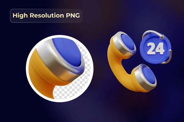 Premium Customer Service 3D Illustration pack from Services 3D Illustrations