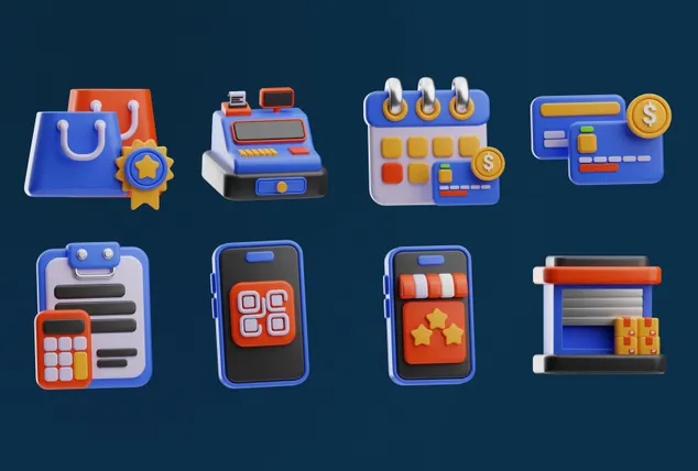 Premium ECommerce 3D Illustration pack from E-commerce & Shopping 3D Illustrations