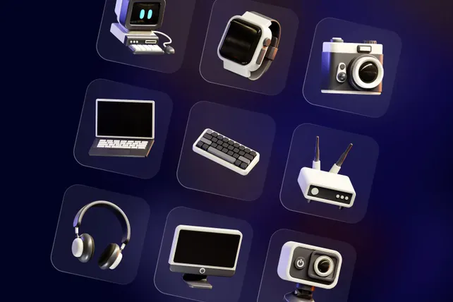 Premium Gadget 3D Illustration pack from Tools & Equipment 3D Illustrations