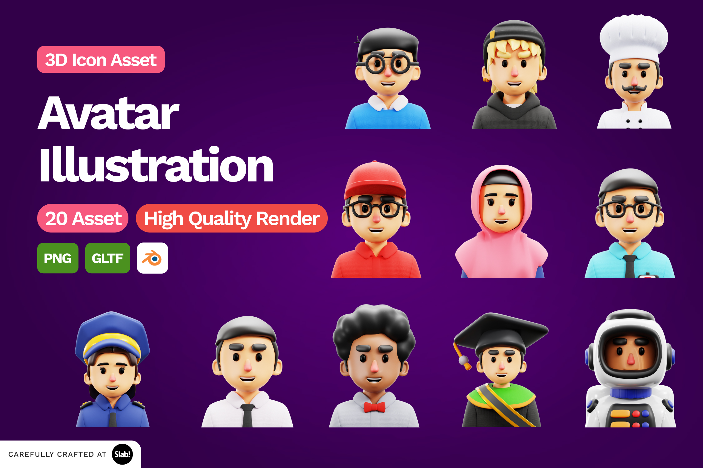Avatar 3d Icon Pack 20 Free Download People 3d Icons Iconscout
