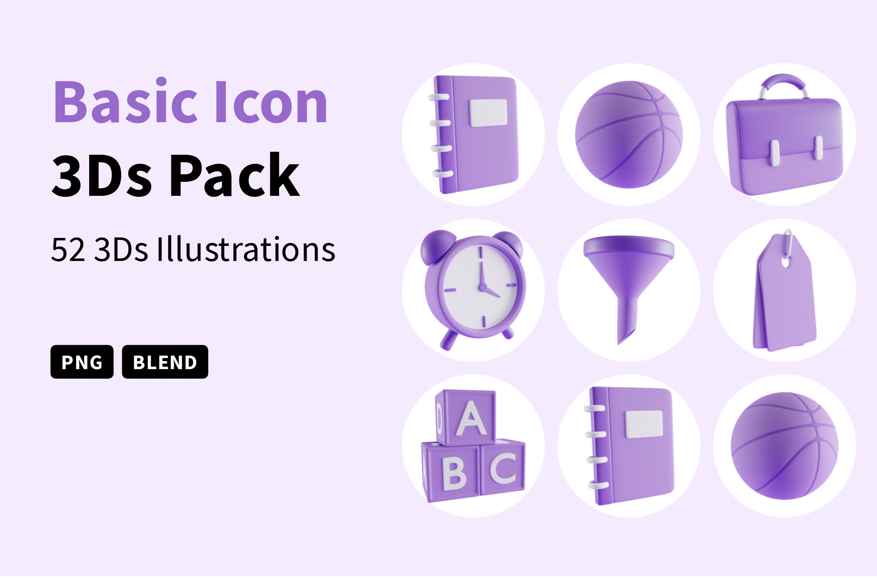 Basic 3D Icon Pack - 52 Free Download User Interface 3D Icons | IconScout