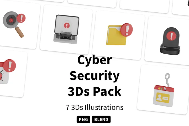 Premium Cyber Security 3D Illustration pack from Crime & Security 3D ... Premium Cyber Security 3D Illustration pack from Crime & Security 3D ...