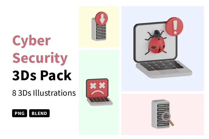 Premium Cyber Security 3D Illustration pack from Crime & Security 3D ... Premium Cyber Security 3D Illustration pack from Crime & Security 3D ...