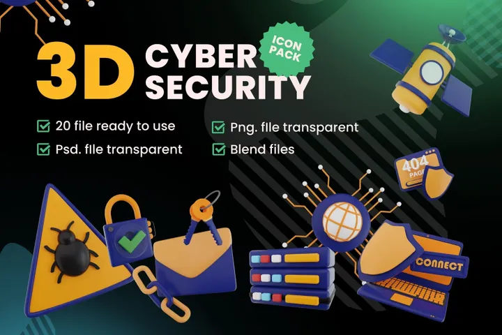 Premium Cyber Security 3D Illustration pack from Crime & Security 3D ... Premium Cyber Security 3D Illustration pack from Crime & Security 3D ...