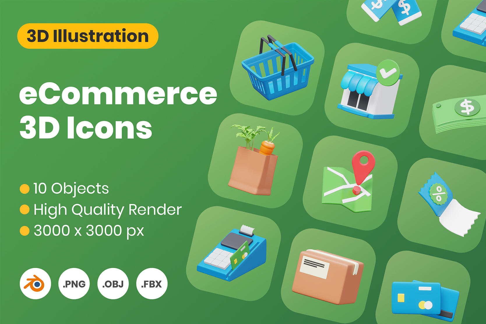 Ecommerce 3D Illustration Pack - 10 Free Download E-commerce & Shopping 3D Illustrations | IconScout