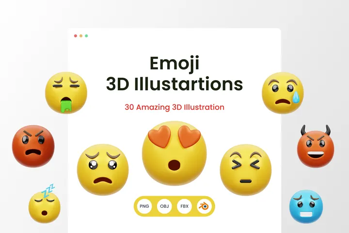 3D Emoji Collection - High-Quality Emojis for Designs & Chats | IconScout