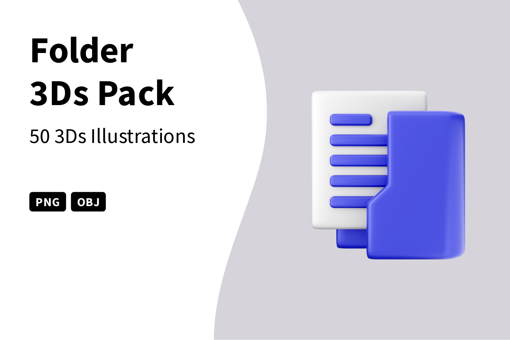 Folder 3D Icon Pack - 50 Free Download Files & Folders 3D Icons | IconScout