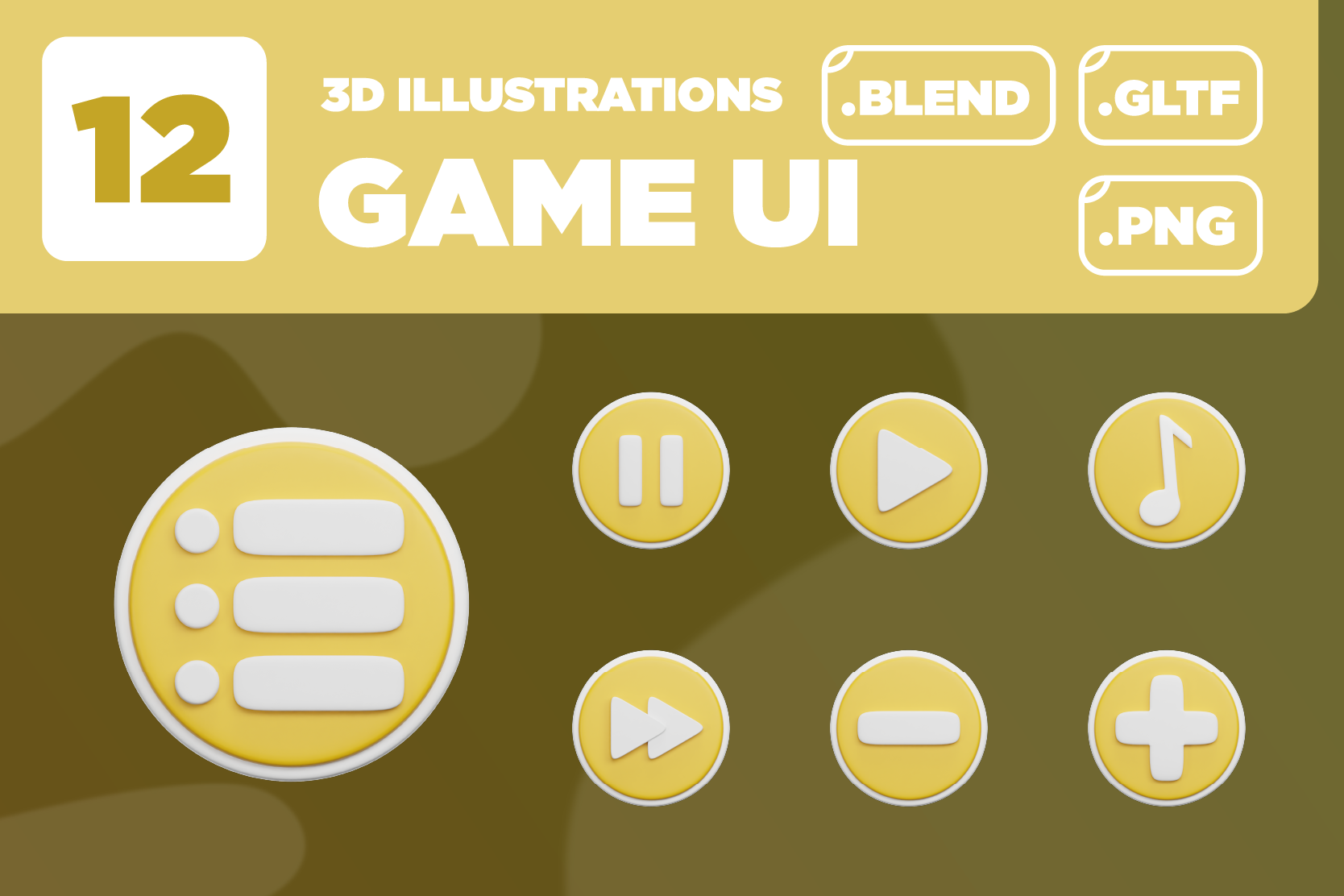Game UI 3D Icon Pack - 12 Free Download User Interface 3D Icons | IconScout