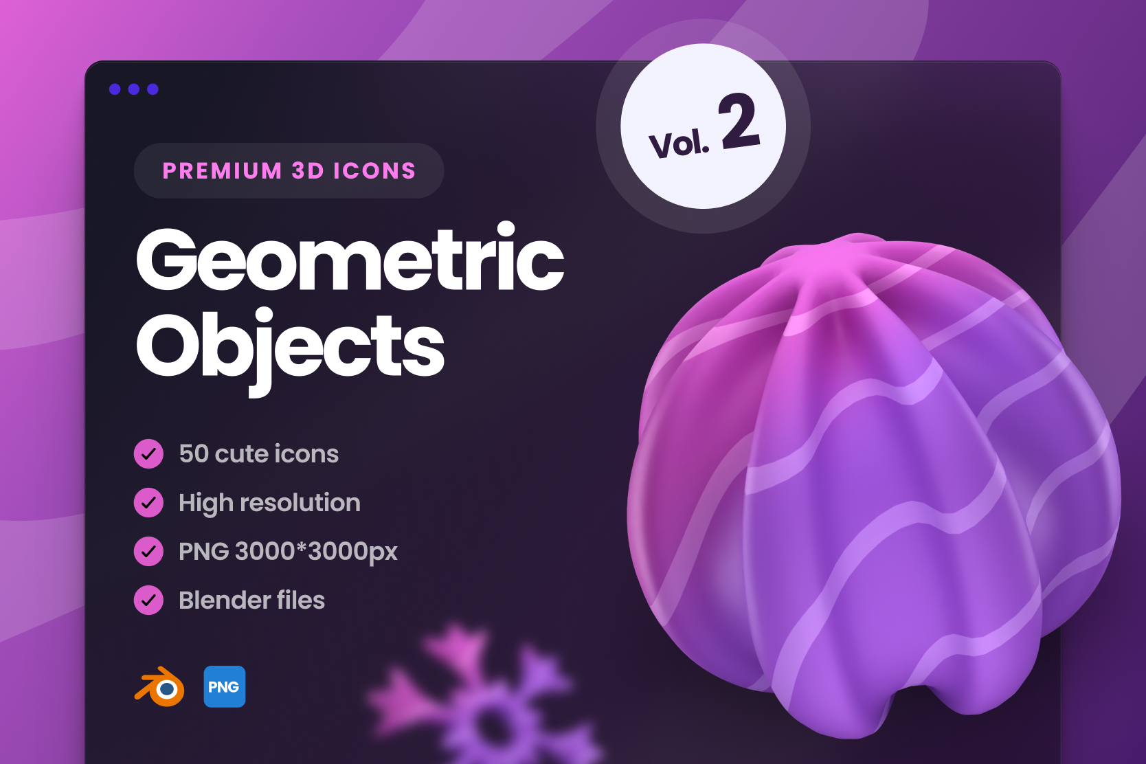 Premium Geometric Objects Vol. 2 3D Illustration pack from Design ...