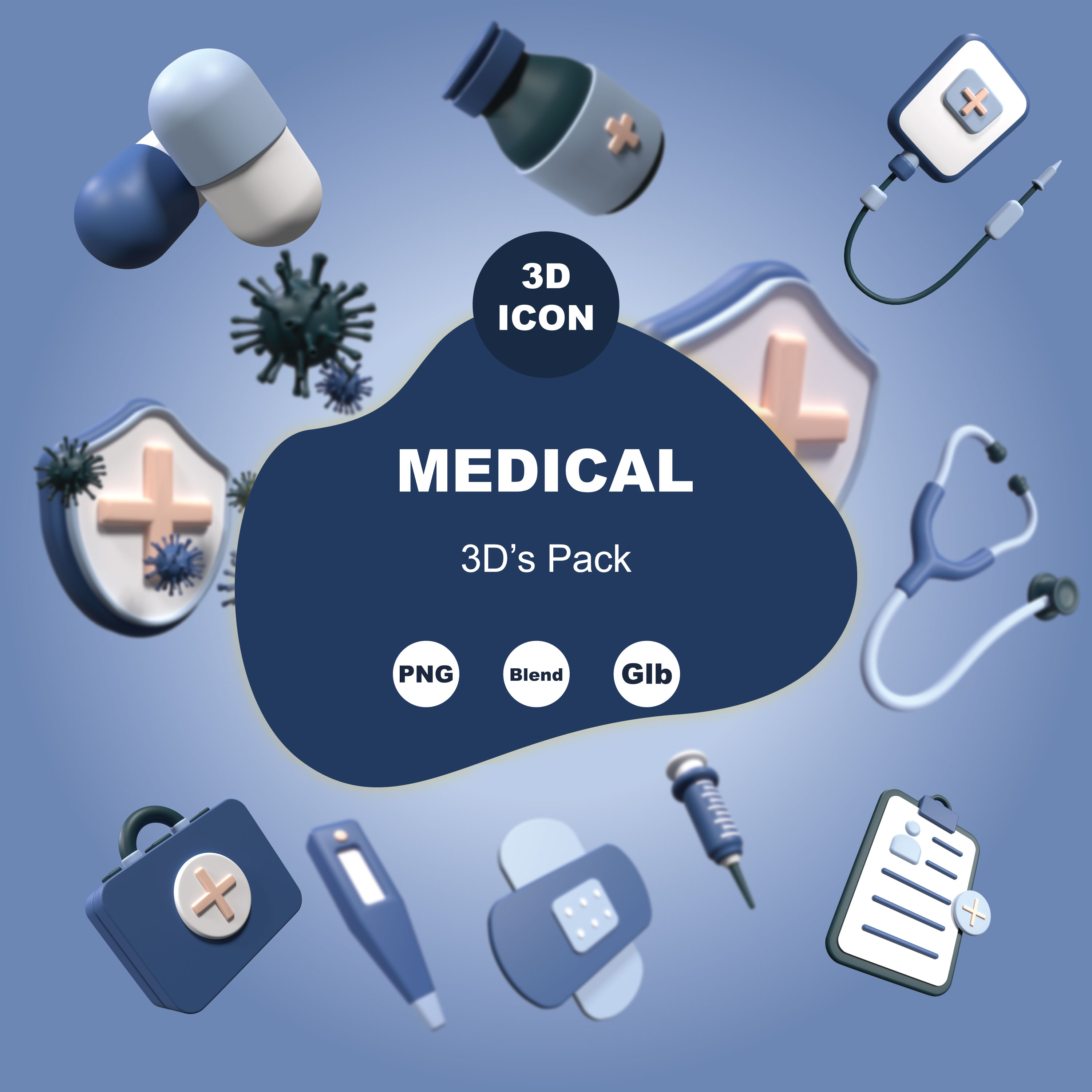 Premium Medical 3D Illustration pack from Healthcare & Medical 3D ...