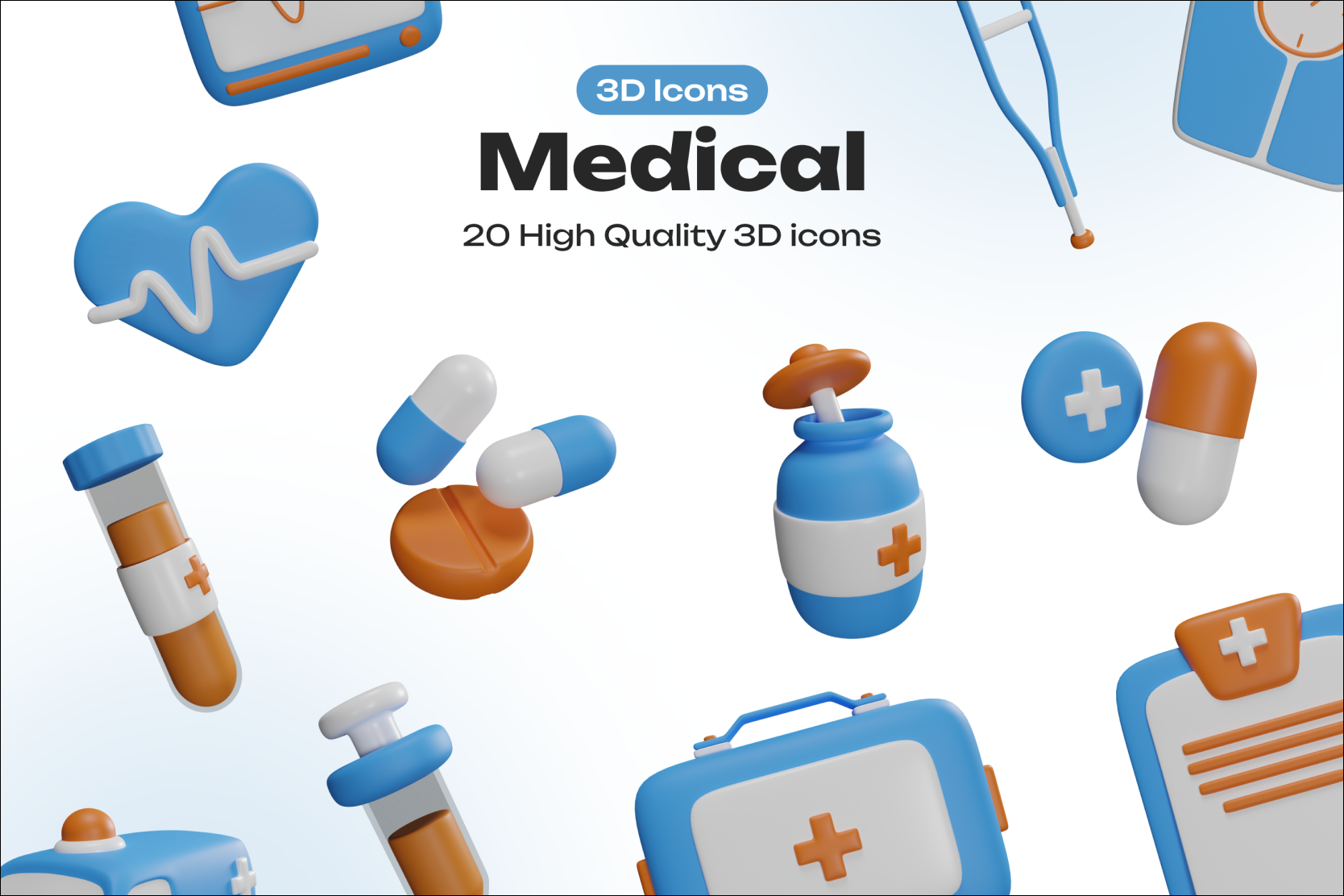 Premium Medical 3D Illustration pack from Healthcare & Medical 3D ...