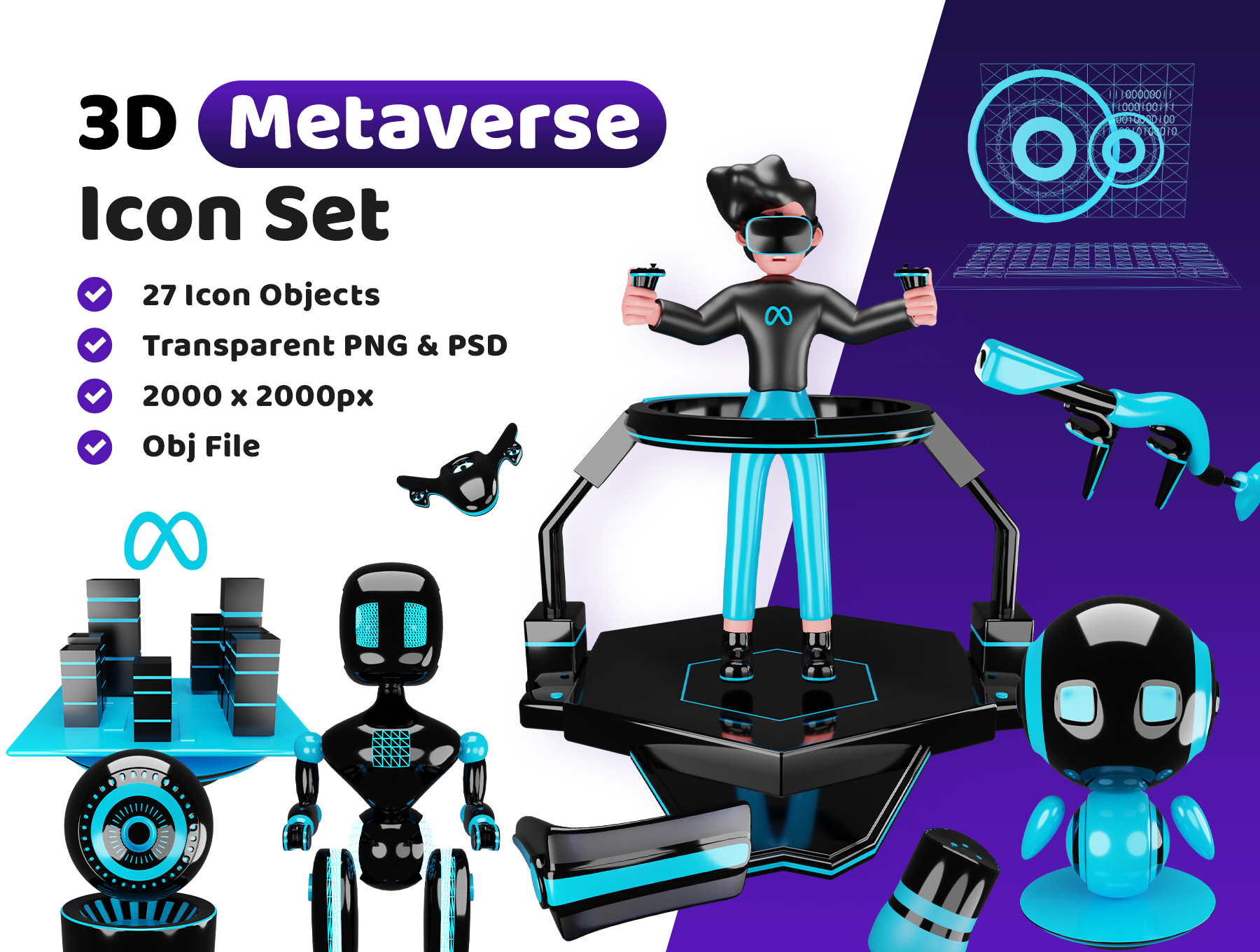 Metaverse 3D Illustration Pack - 27 Free Download Science & Technology ... Metaverse 3D Illustration Pack - 27 Free Download Science & Technology ...
