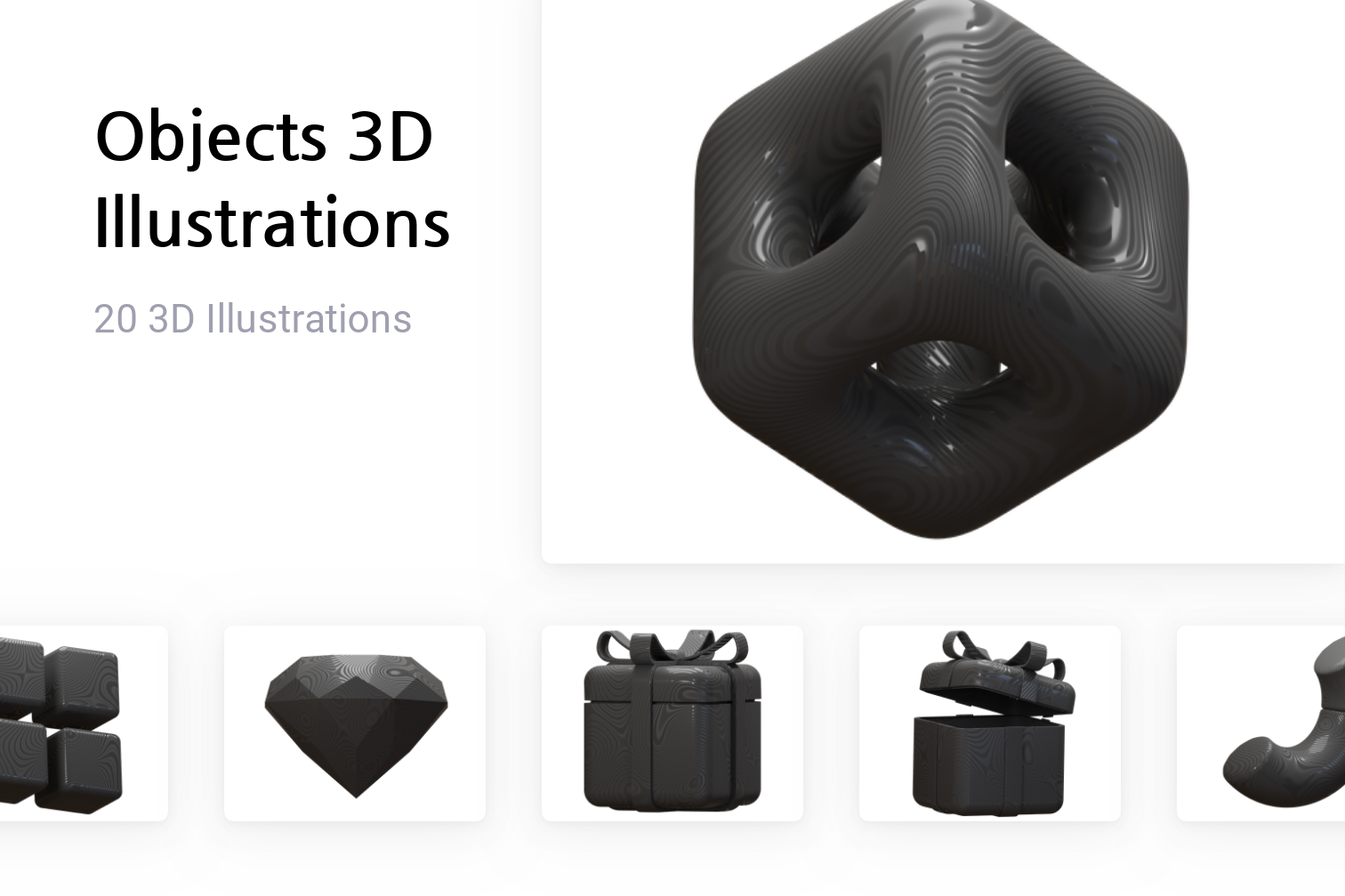 Premium Objects 3D Illustration pack from Design & Development 3D ...