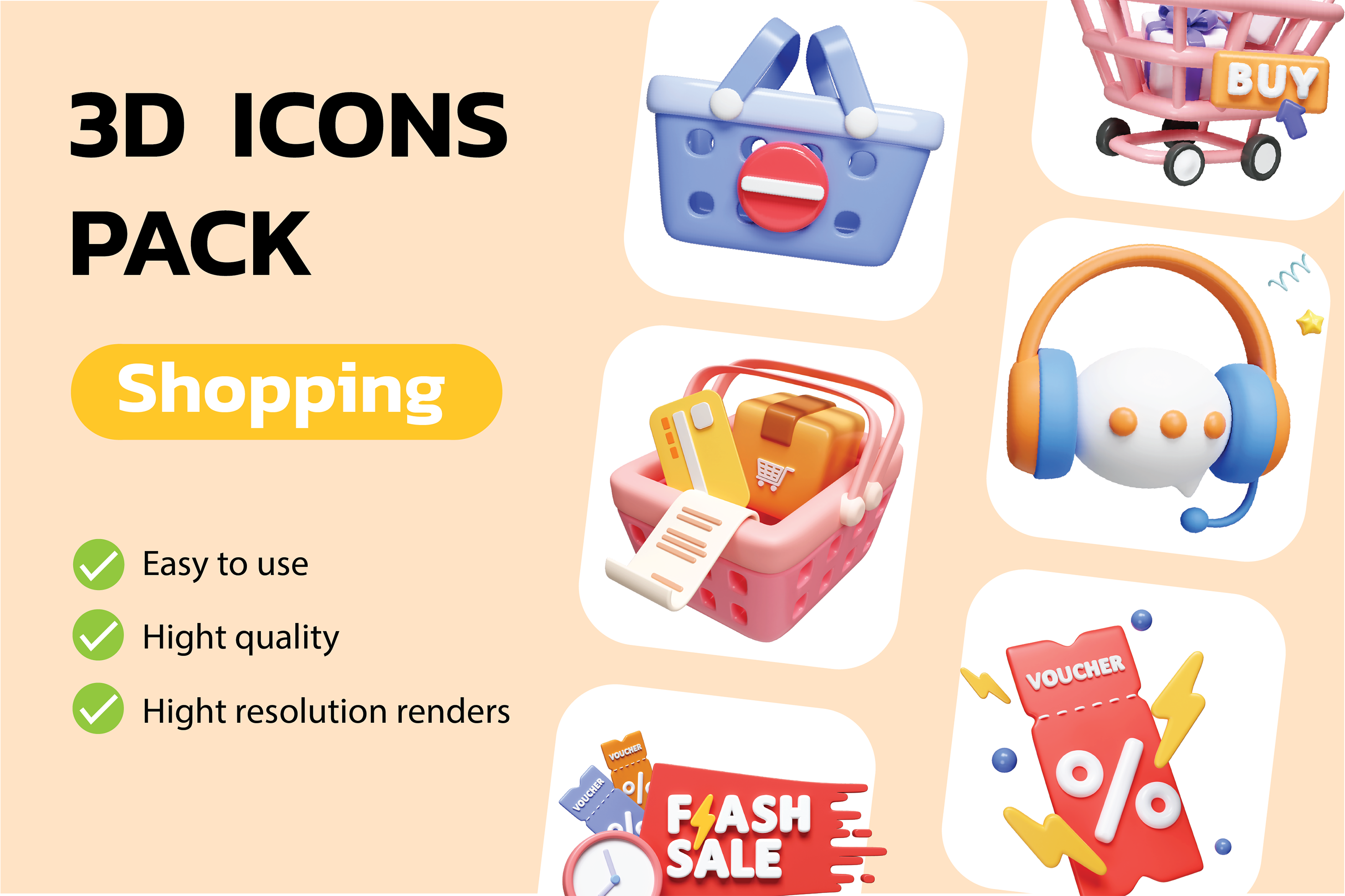 Shopping Online Vol.3 3D Icon Pack - 20 Free Download E-commerce & Shopping 3D Icons | IconScout