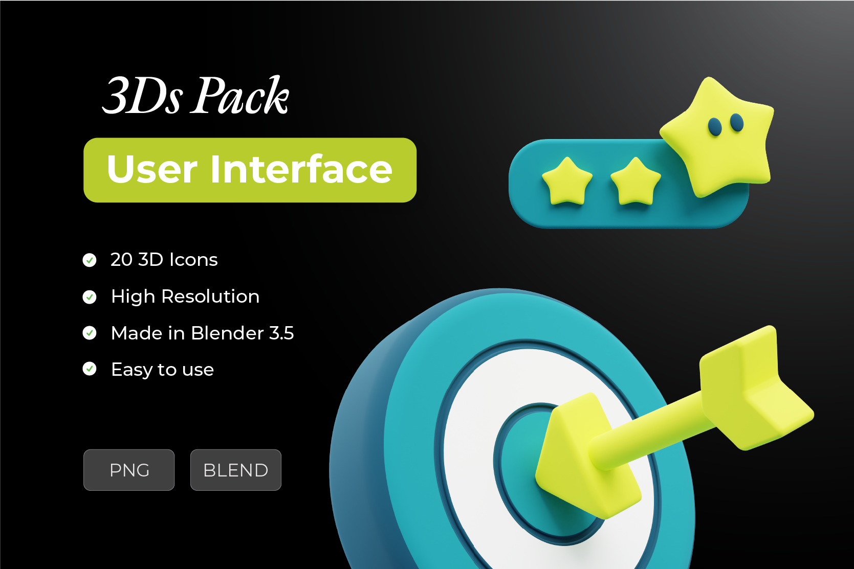 Premium User Interface 3D Illustration pack from User Interface 3D ...