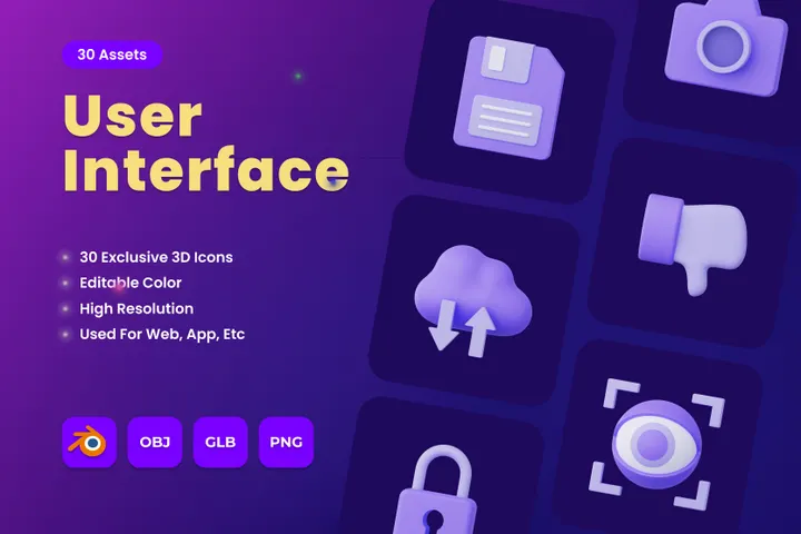 Download User Interface 3Ds | IconScout