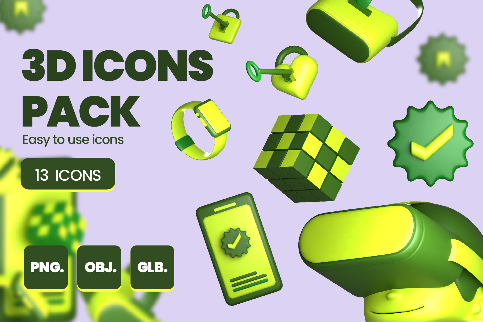 User Interface 3D Icon Pack - 13 Free Download User Interface 3D Icons ...