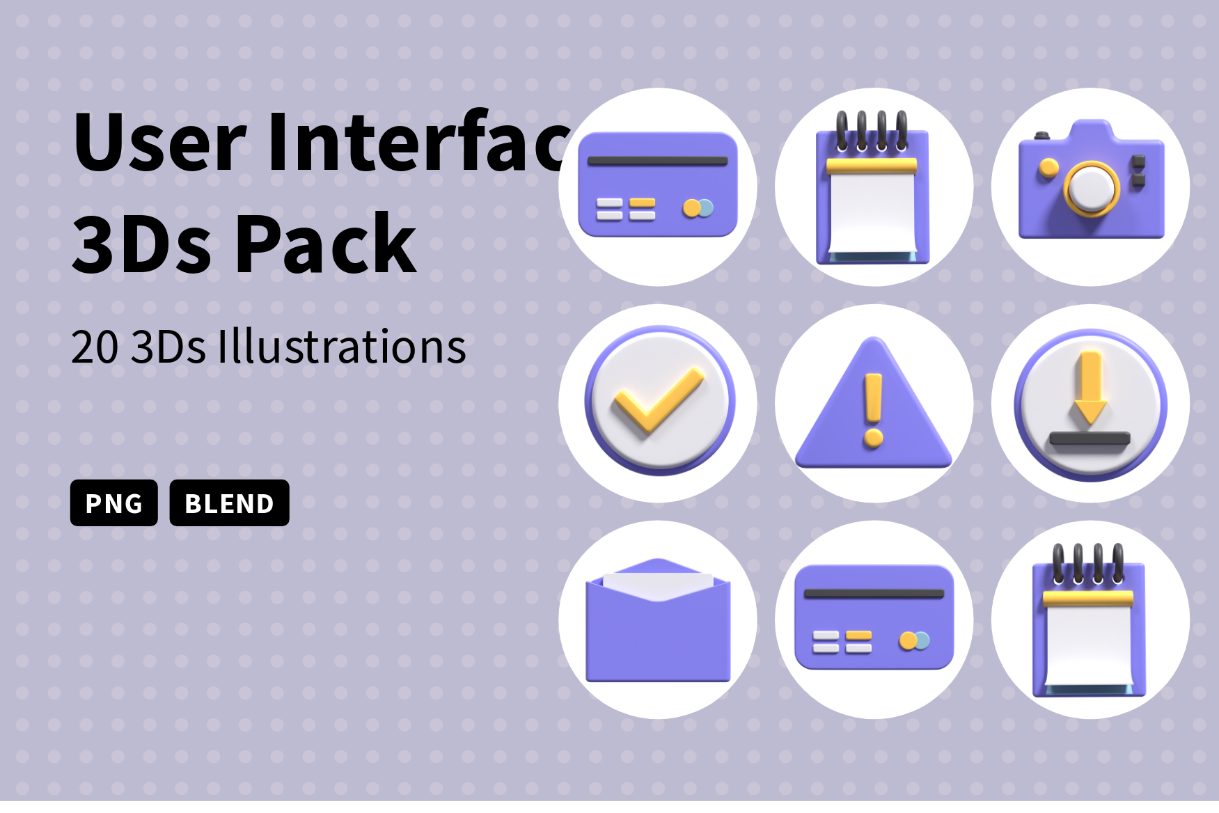 User Interface 3D Icon Pack - 20 Free Download User Interface 3D Icons ...