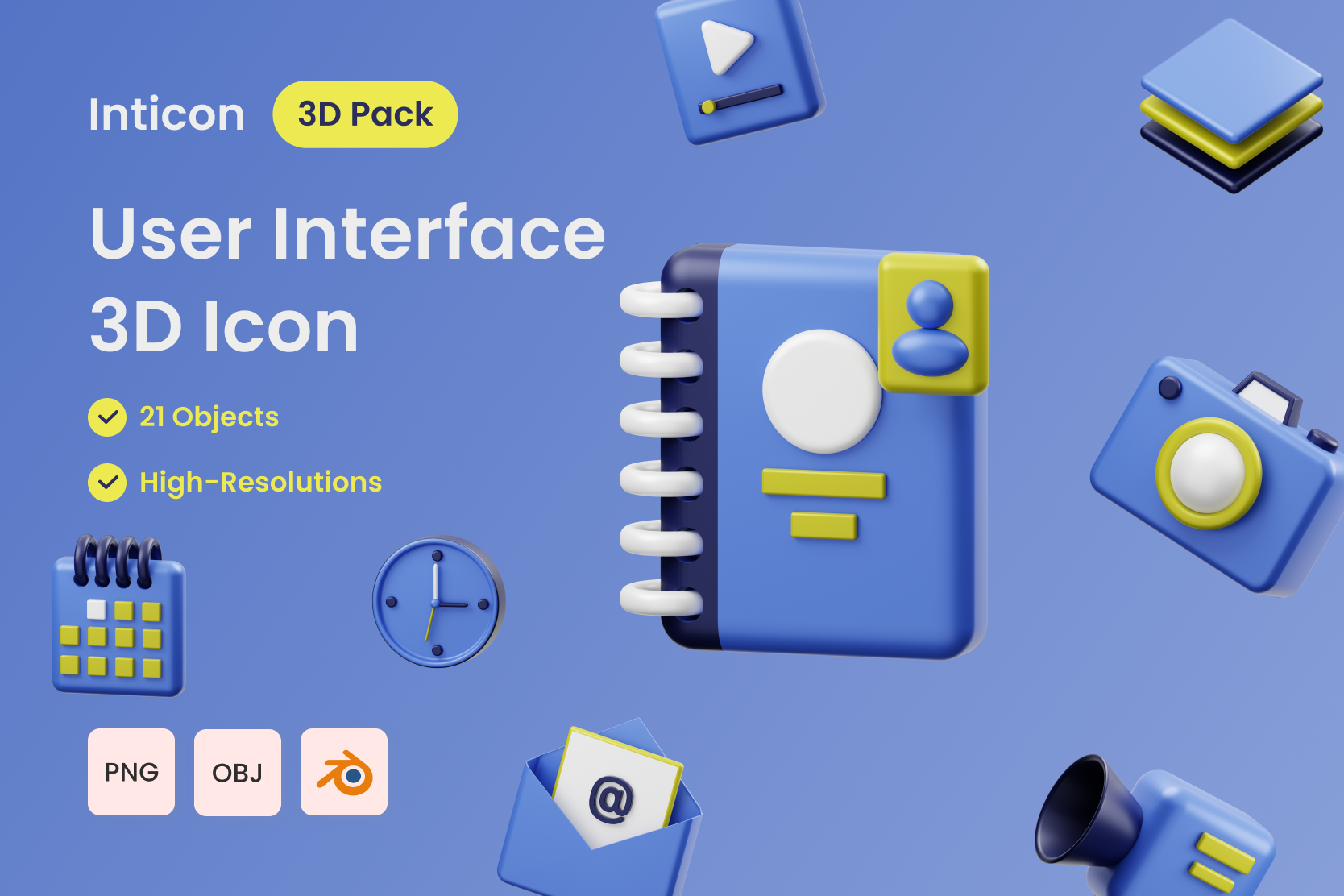 Premium User Interface 3D Illustration pack from User Interface 3D ...