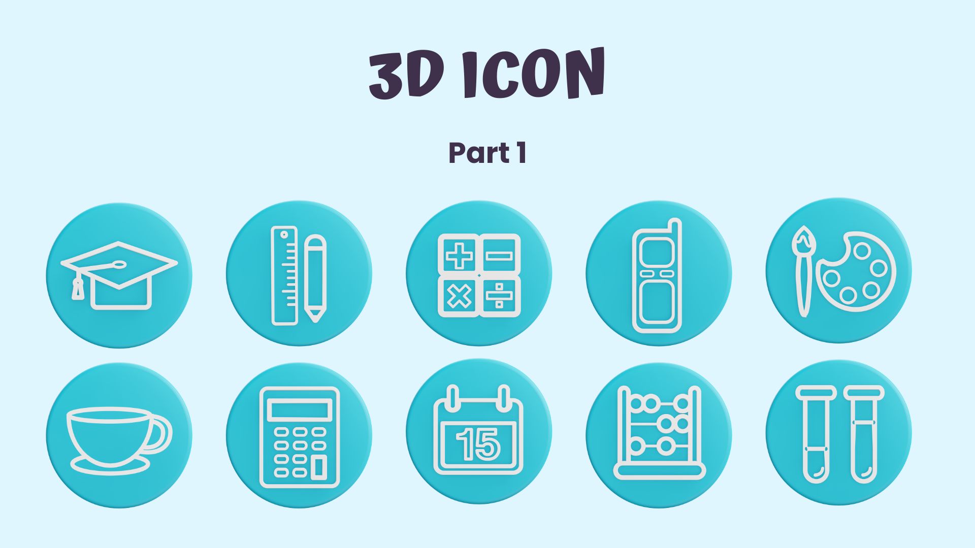 User Interface Part 1 3D Icon Pack - 10 Free Download User Interface 3D ...