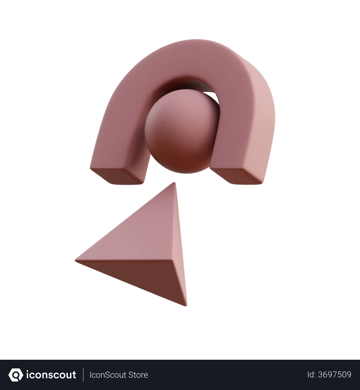 Free Arch Sphere And Triangle 3D Icon - Free Download Design ...