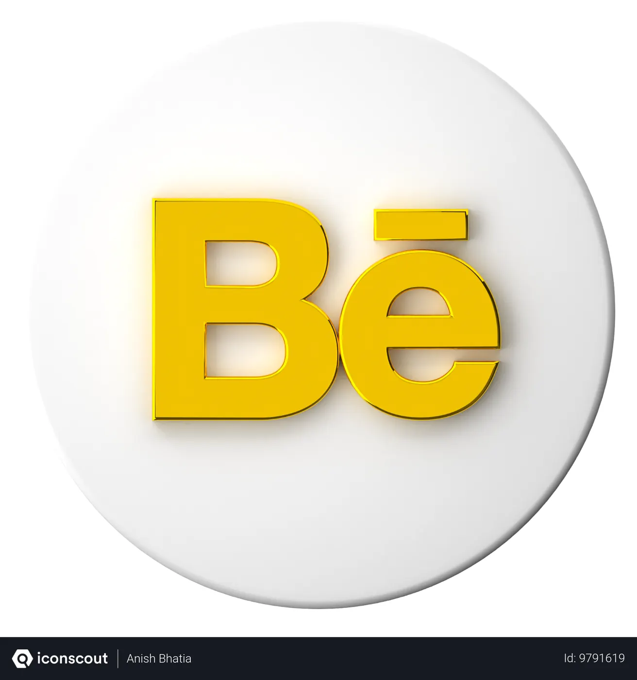 Free Behance 3D Icon - Free Download Logos 3D Icons | IconScout