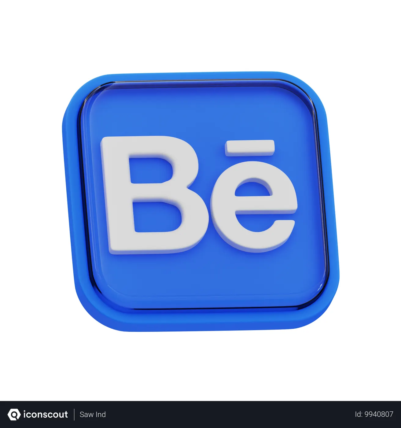 Free Behance 3D Icon - Free Download Logos 3D Icons | IconScout