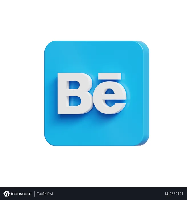 Free Behance 3D Icon - Free Download Logos 3D Icons | IconScout