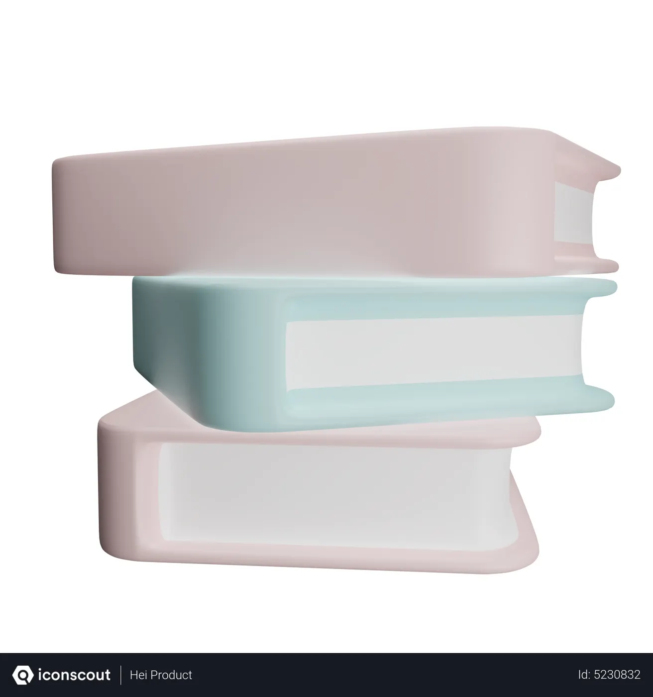 Free Book 3D Icon download in PNG, OBJ or Blend format