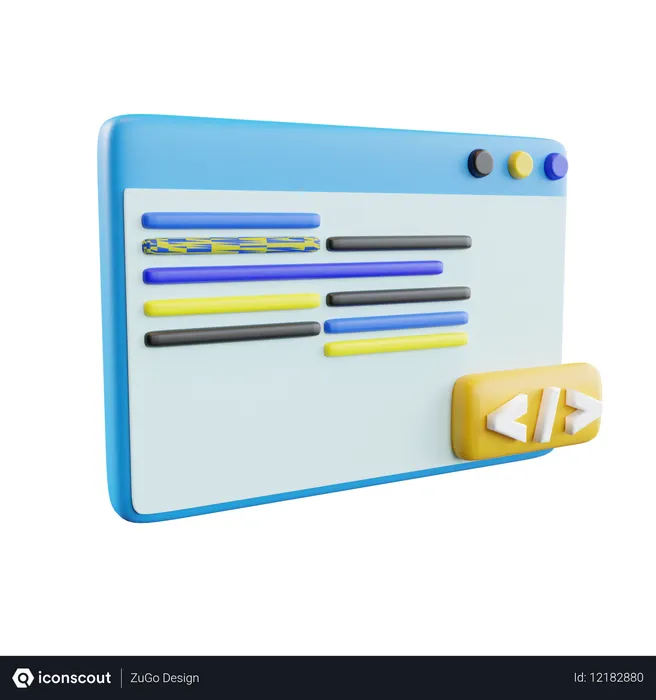 Free Coding 3D Icon - Free Download Design & Development 3D Icons ...