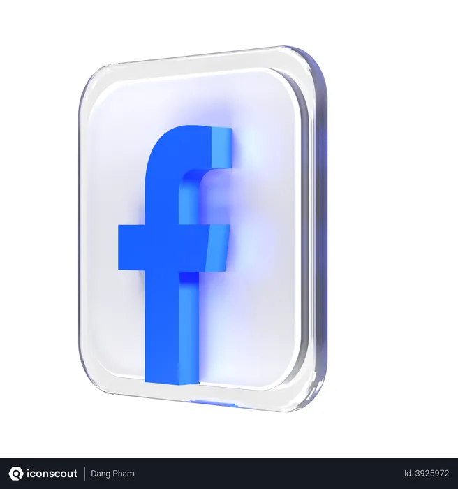 Free Facebook 3D Logo - Free Download Logos 3D Logos | IconScout