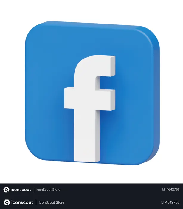 Free Facebook 3D Logo - Free Download Logos 3D Logos | IconScout