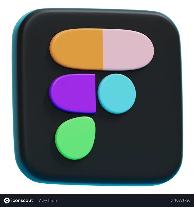 Free FIGMA 3D Icon - Free Download Logos 3D Icons | IconScout