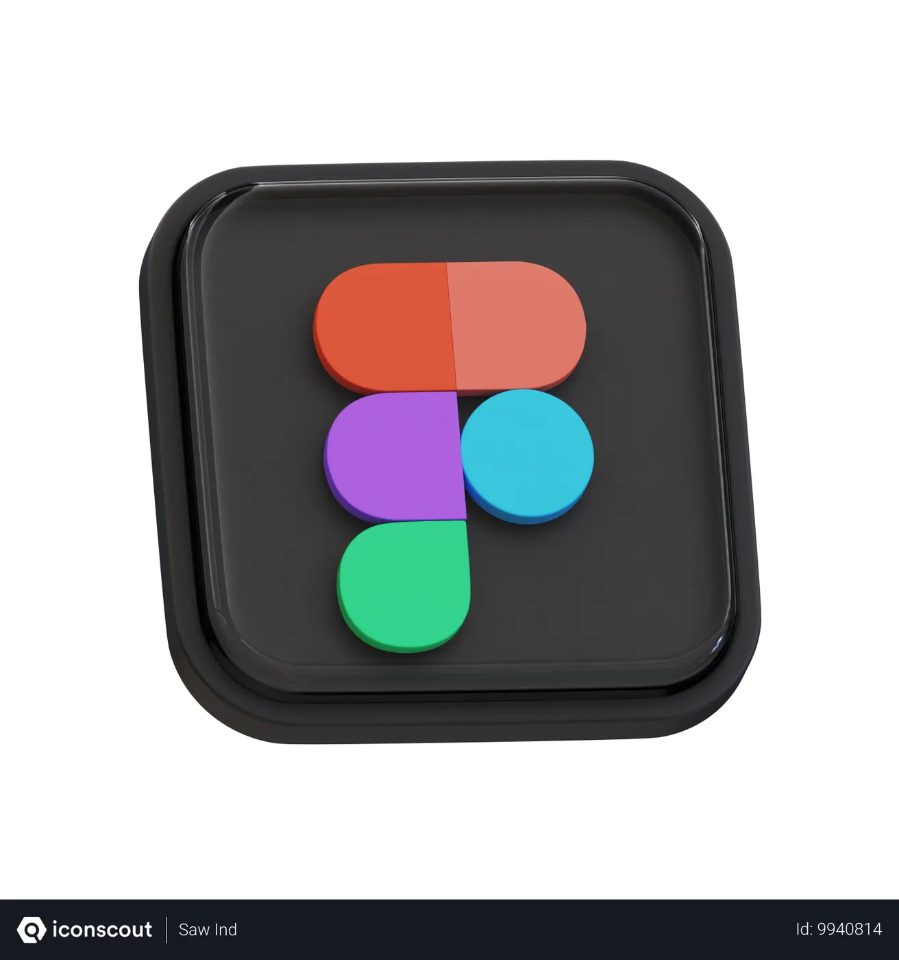 Free Figma 3D Icon - Free Download Logos 3D Icons | IconScout