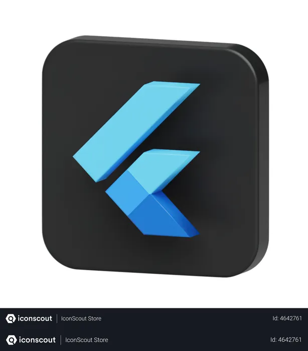 Free Flutter 3D Logo - Free Download Logos 3D Logos | IconScout