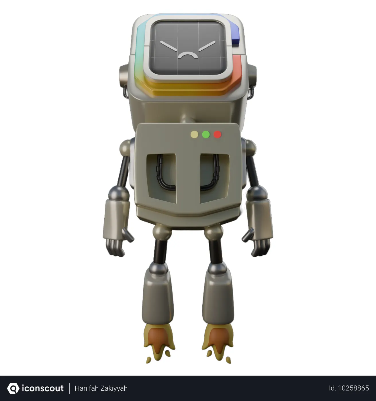 Free Flying Robot 3D Icon - Free Download People 3D Icons | IconScout