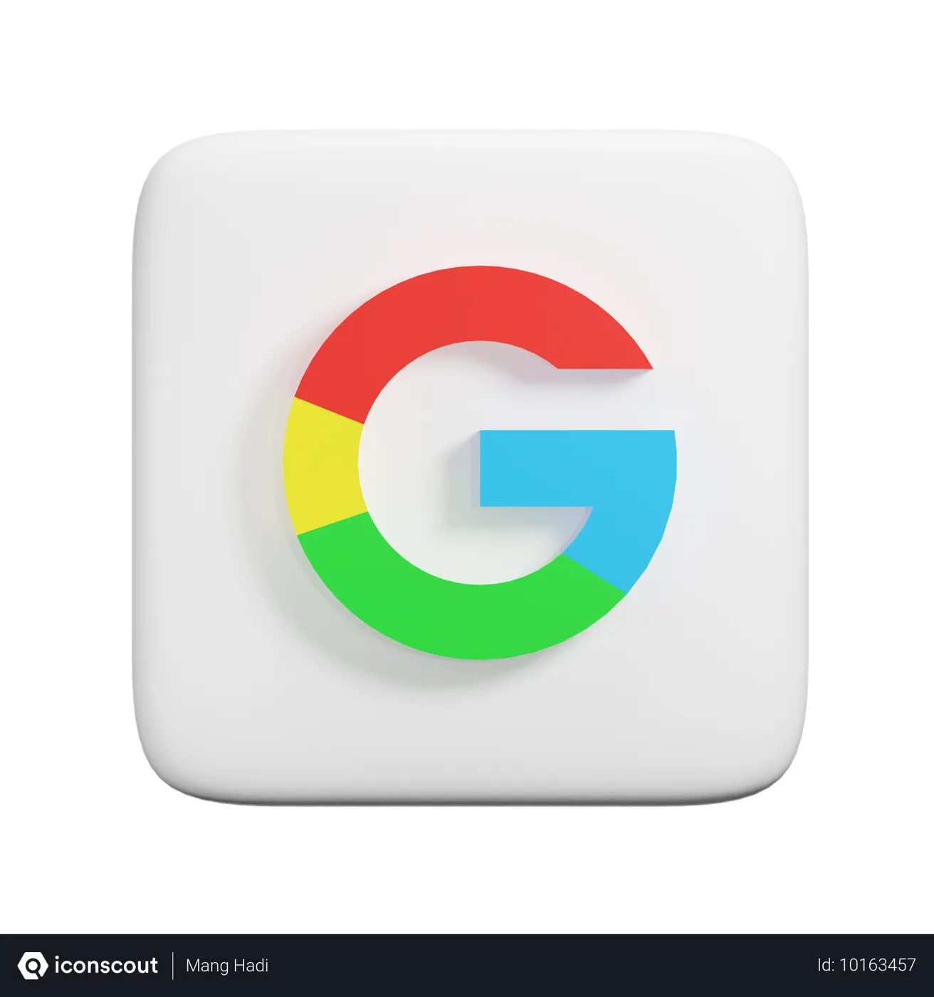 Free Google 3D Icon - Free Download Logos 3D Icons | IconScout