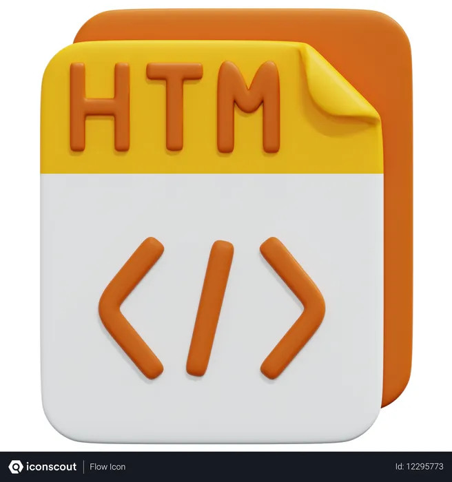 Free Html File 3D Icon - Free Download Files & Folders 3D Icons | IconScout