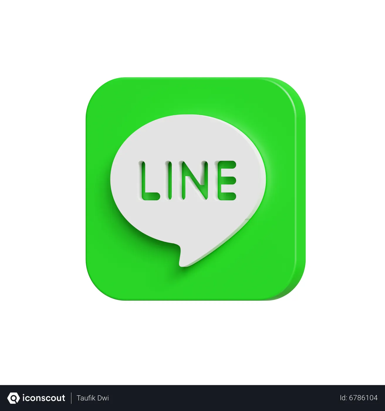 Free Line 3D Icon - Free Download Logos 3D Icons | IconScout