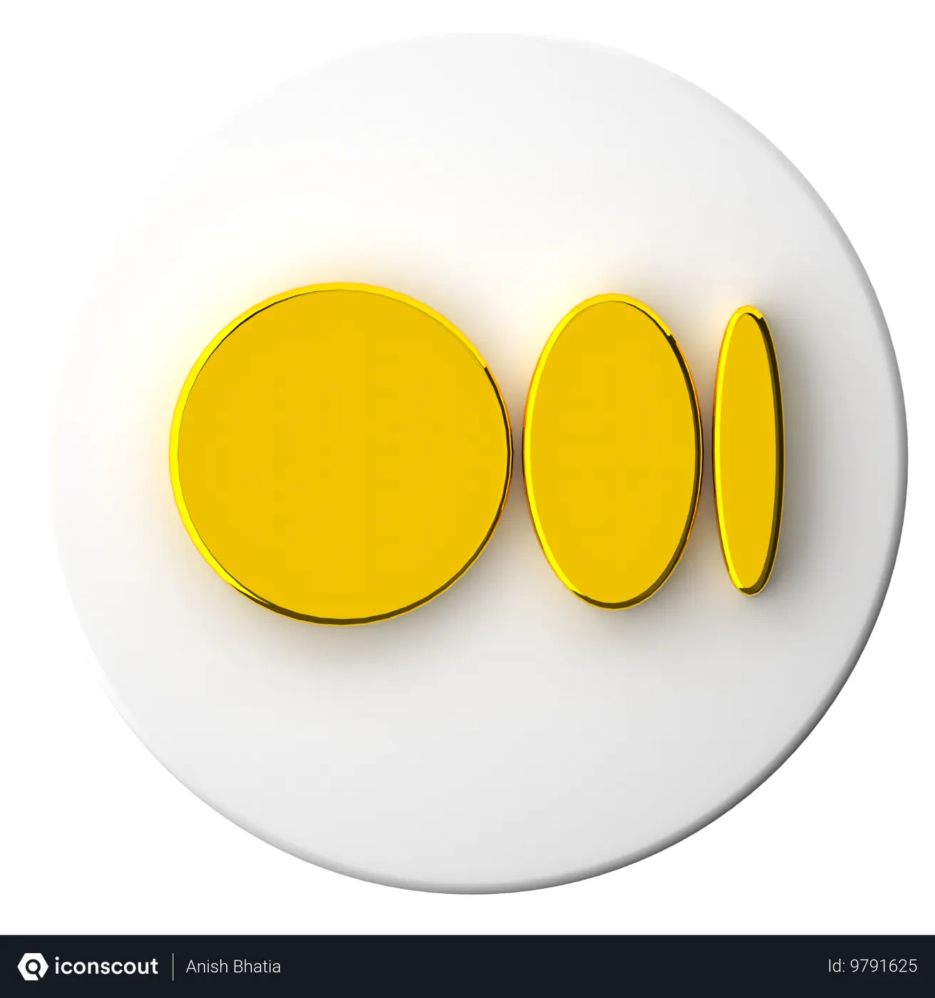 Free Medium 3D Icon - Free Download Logos 3D Icons | IconScout