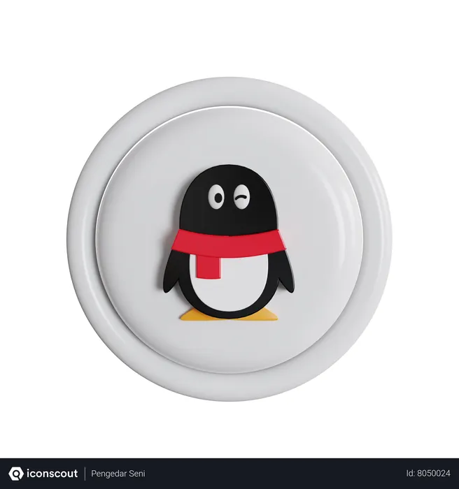 Free QQ 3D Icon - Free Download Logos 3D Icons | IconScout