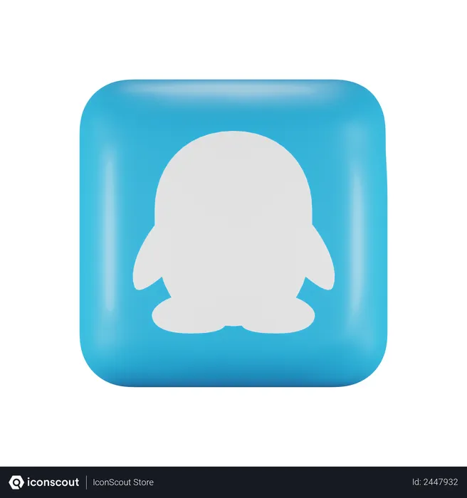 Free QQ 3D Logo - Free Download Logos 3D Logos | IconScout