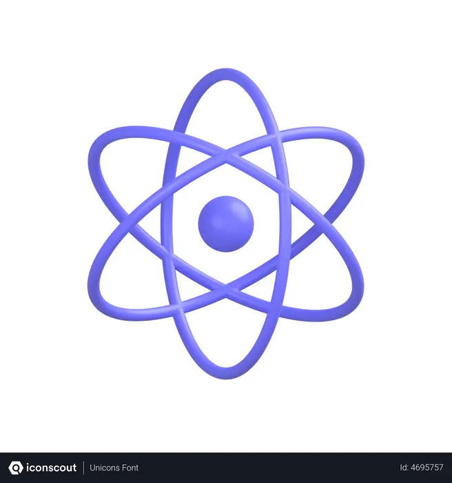 Free React 3D Icon - Free Download Logos 3D Icons | IconScout