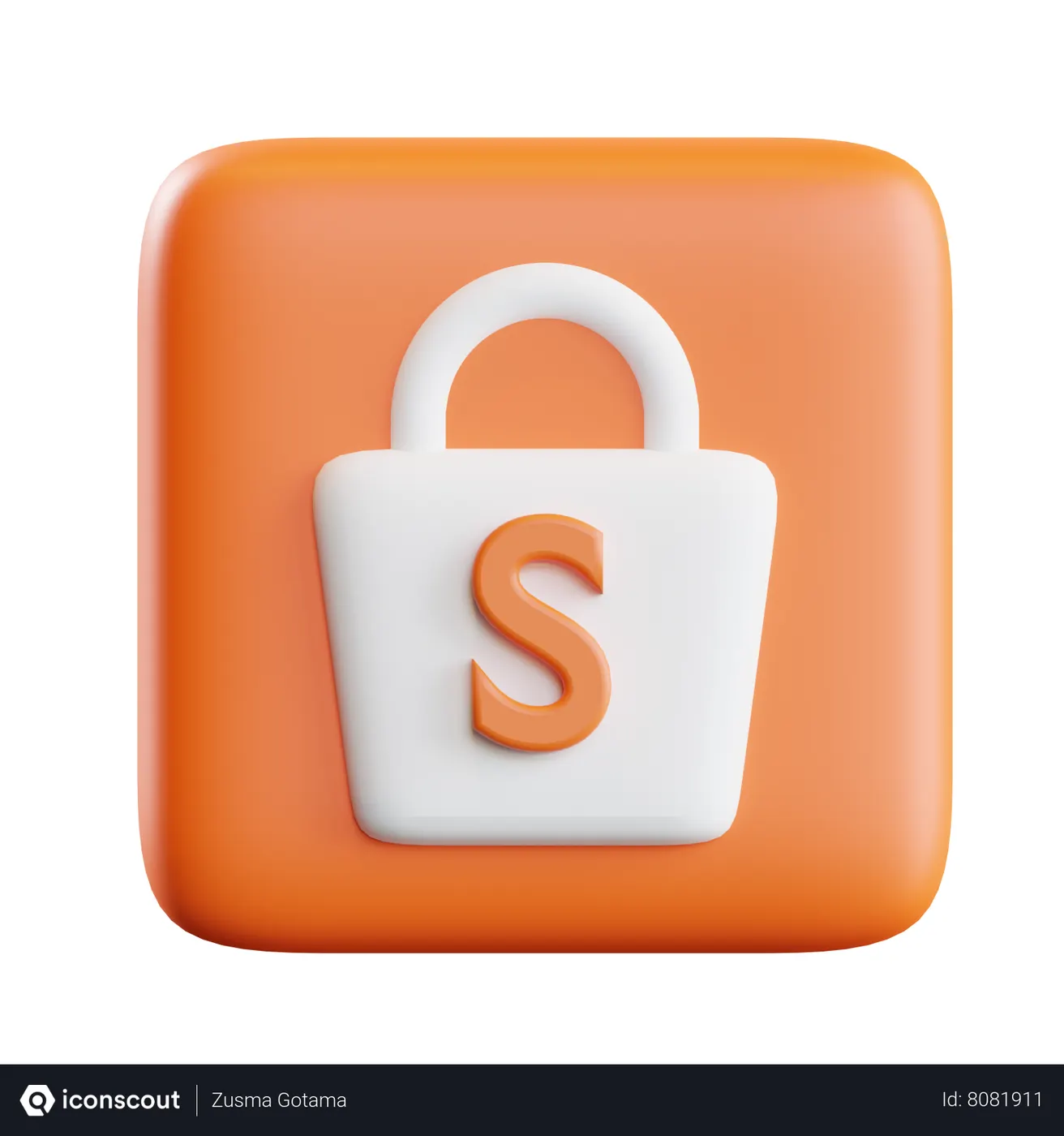 Free Shoopee 3D Icon - Free Download Logos 3D Icons | IconScout