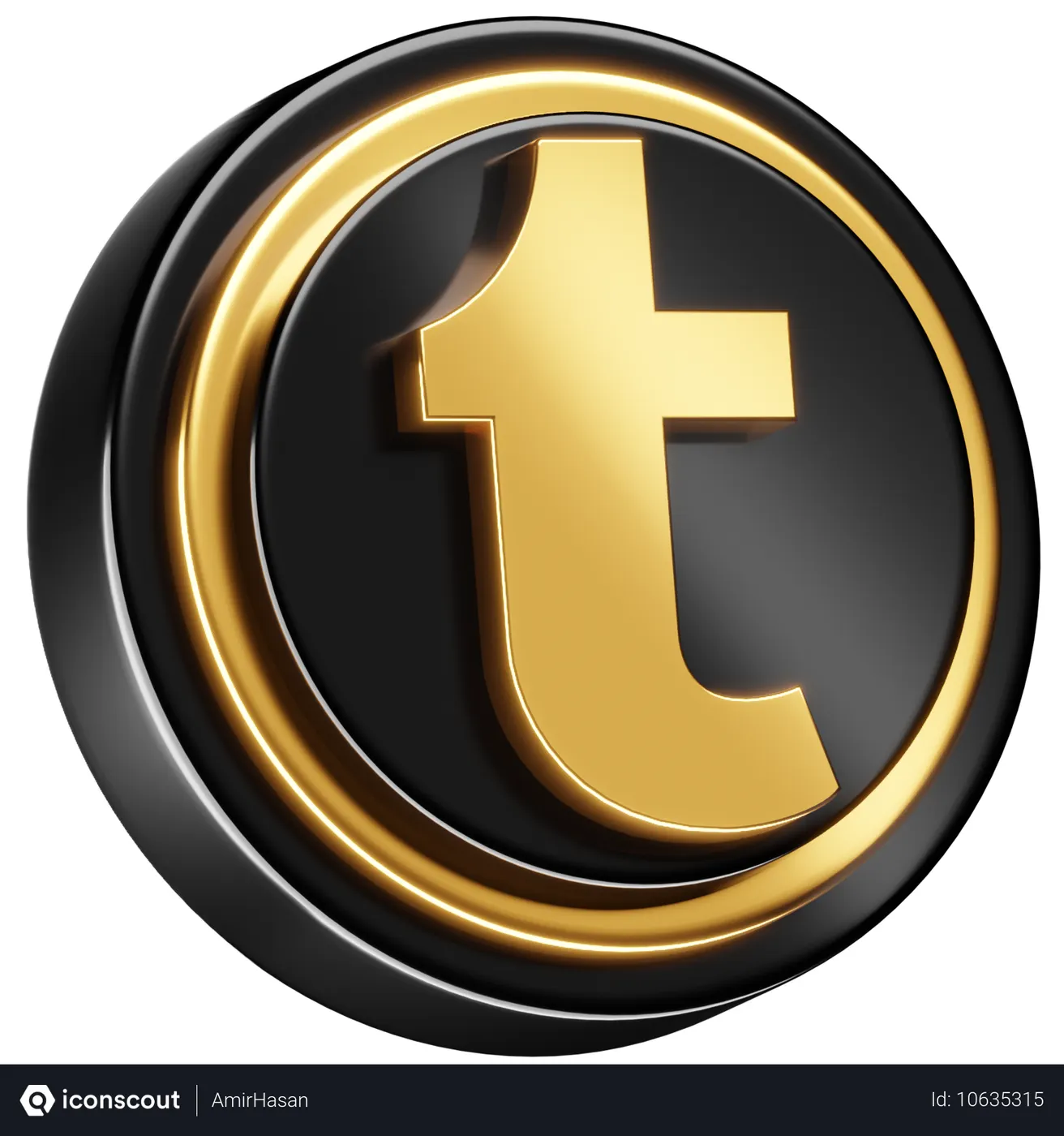 Free Tumblr 3D Icon - Free Download Logos 3D Icons | IconScout
