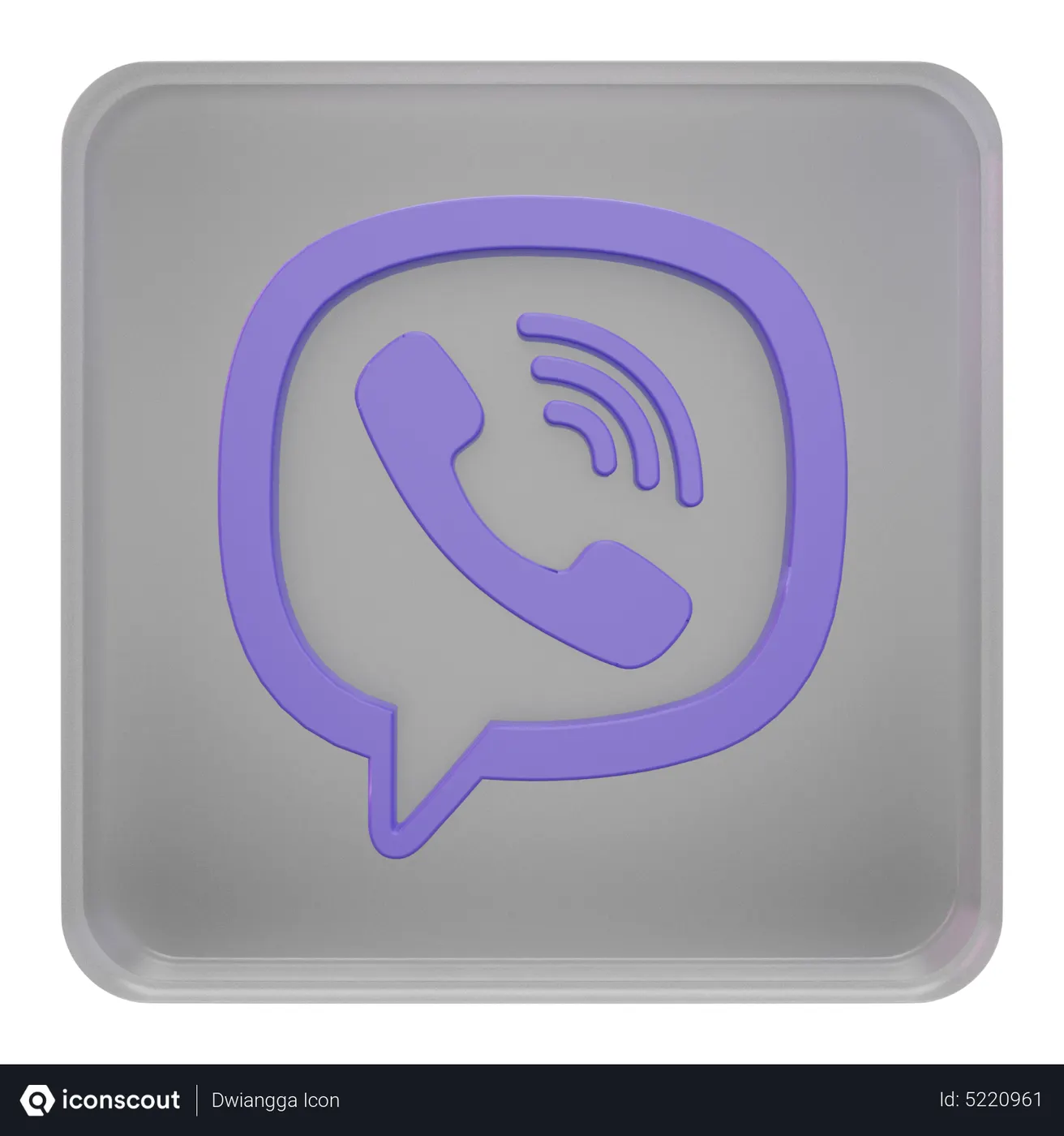 Free Viber 3D Icon - Free Download Logos 3D Icons | IconScout
