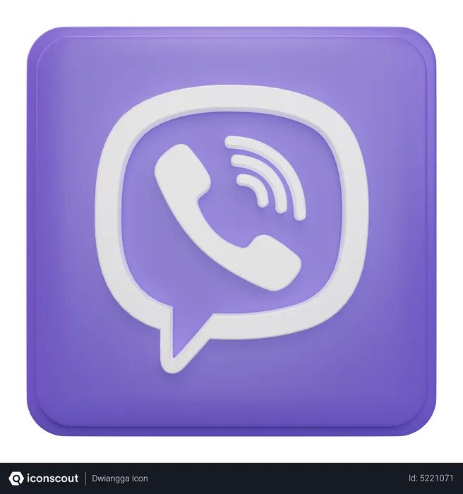 Free Viber 3D Icon - Free Download Logos 3D Icons | IconScout
