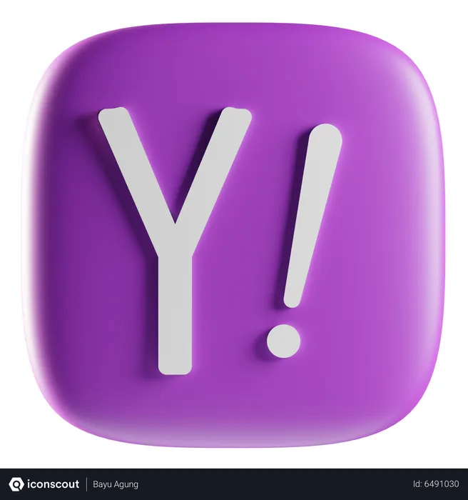 Free Yahoo 3D Icon - Free Download Logos 3D Icons | IconScout