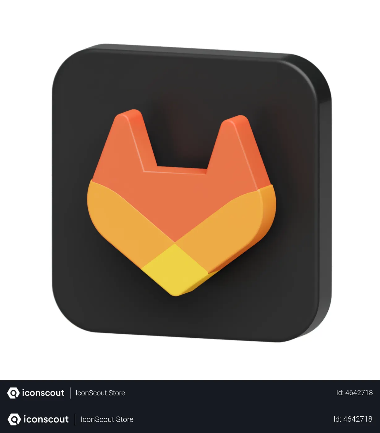 Free Gitlab Logo 3D Logo - Free Download Logos 3D Logos | IconScout
