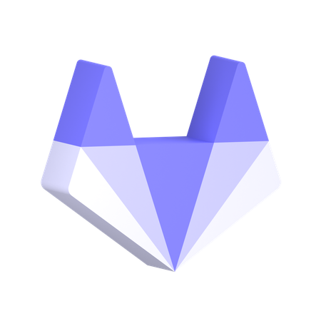Gitlab Logo 3D Illustrations - Free Download in PNG, glTF